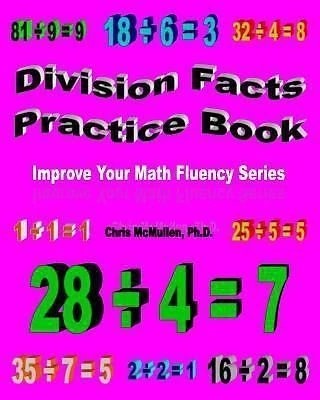 DIVISION FACTS PRACTICE Book: Improve Your Math Fluency Series $5.00 ...