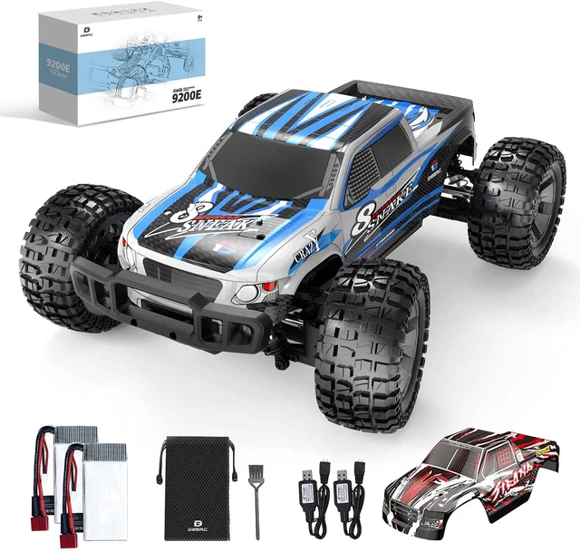 RC CAR 4WD DEERC 9200E 1:10 Off road 48 km/h 2 Akkus 40 Min ...