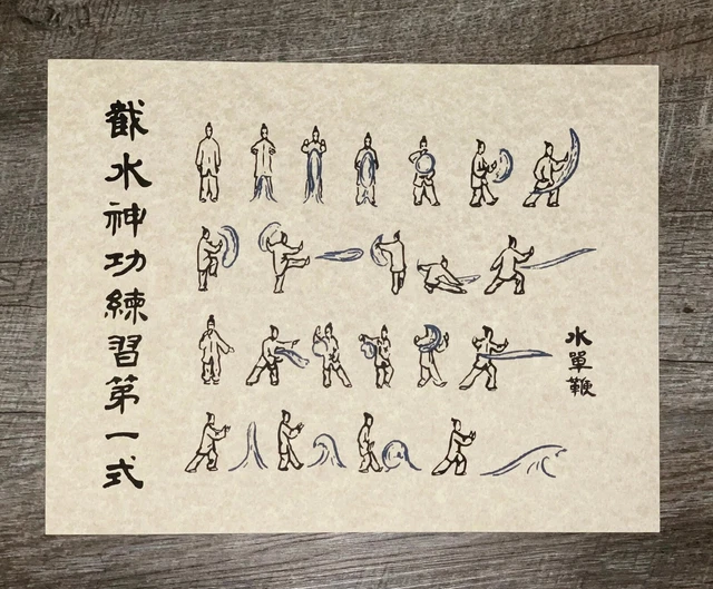 AVATAR WATERBENDING Scroll | Water bending scroll Poster £14.27 ...