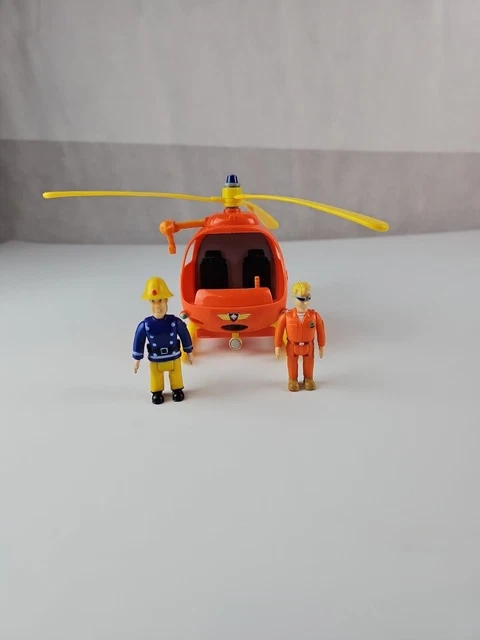 CBEEBIES FIREMAN SAM Helicopter Vehicle And Figures Toy Bundle £12.50 ...