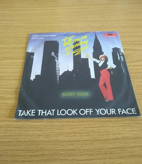 MARTI WEBB - Take That Look Off Your Face - Single 7" Vinyl EUR 1,00 ...