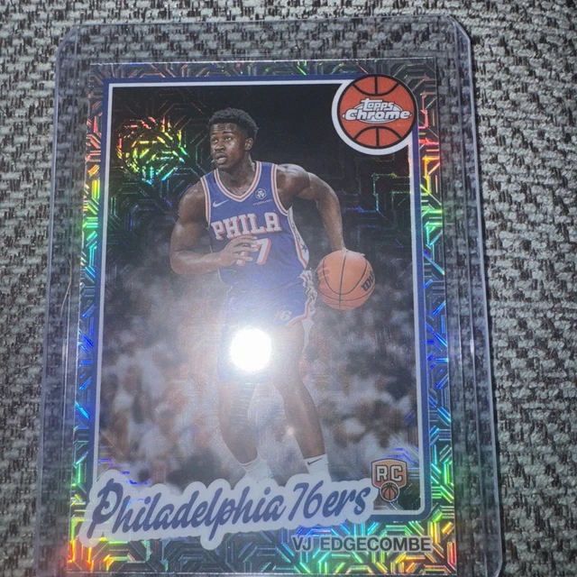 2025-26 TOPPS FLAGSHIP Silver Pack Chrome VJ Edgecombe #TC-CE Mojo RC ...