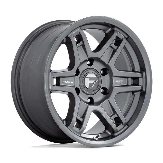 17X8.5 FUEL OFF-ROAD D838 Slayer Matte Gunmetal Wheel 5x5.0 (1mm) EUR ...