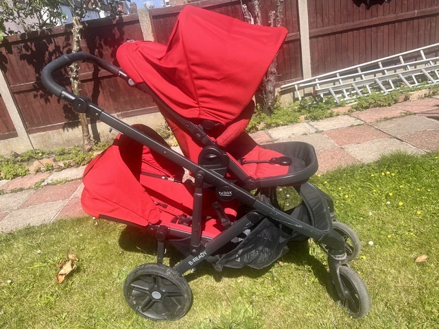 BRITAX B READY Tandem Double Twin 2 Seat Baby Buggy Pushchair Stroller ...