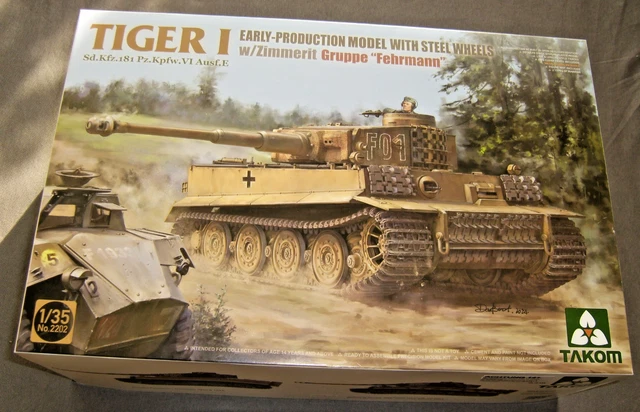 TAKOM 2202, TIGER I Early Production Gruppe Fehrmann -1/35 EUR 27,50 ...