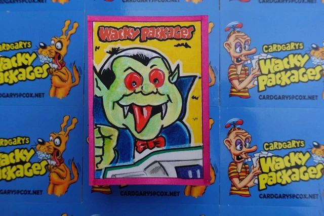 2025 WACKY PACKAGES HALLOWEEN SERIES SKETCH CARD KACKEL by JOE G 4207 £ ...