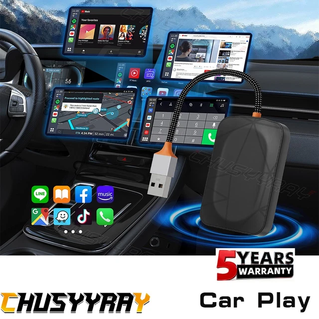 2026 NEW UPGRADED Wireless CarPlay Adapter USB Dongle For iPhone Apple ...