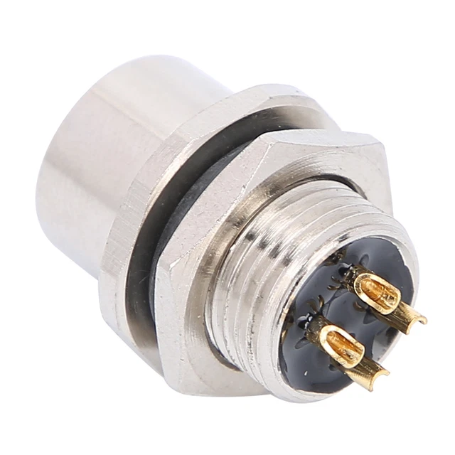 CONNECTOR THREAD PANEL Front Mounting Socket Electrical Circuit M12‑B ...