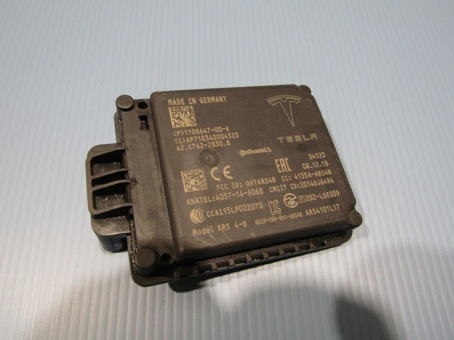 TESLA MODEL S X 3 Front Radar Sensor Control Module P/N 1108647-00-E ...