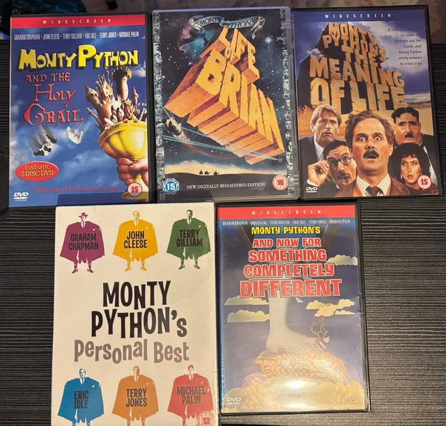 MONTY PYTHON DVD Bundle Including Holy Grail, Life of Brian, Meaning of ...