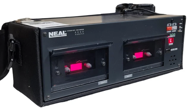 NEAL INTERVIEW RECORDER 8000 Series 8221P Cassette Recording Device £49 ...