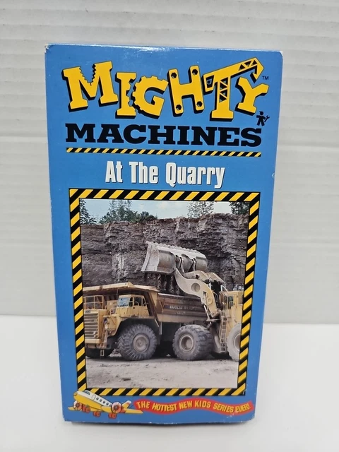 MIGHTY MACHINES AT The Quarry VHS Tape Rare HTF Tested 1994 VTG Kids ...