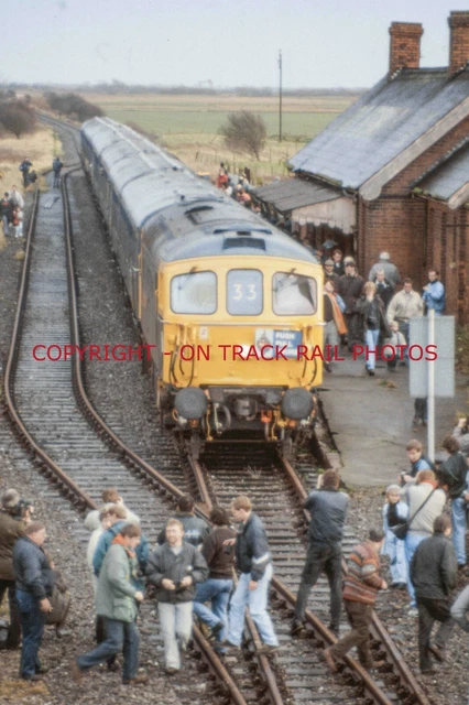 UK RAILWAY PHOTOGRAPH Of Class 33 33116. Rm33-573 £1.70 - PicClick UK