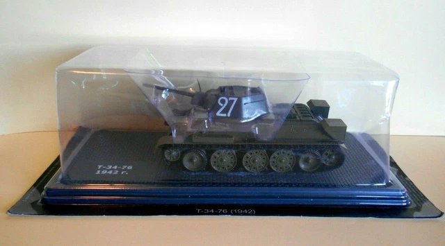 TOW TRUCK TANK T-34-76 - 1942 Soviet Heavy Tank Scale 1/43 [001-A] £12. ...
