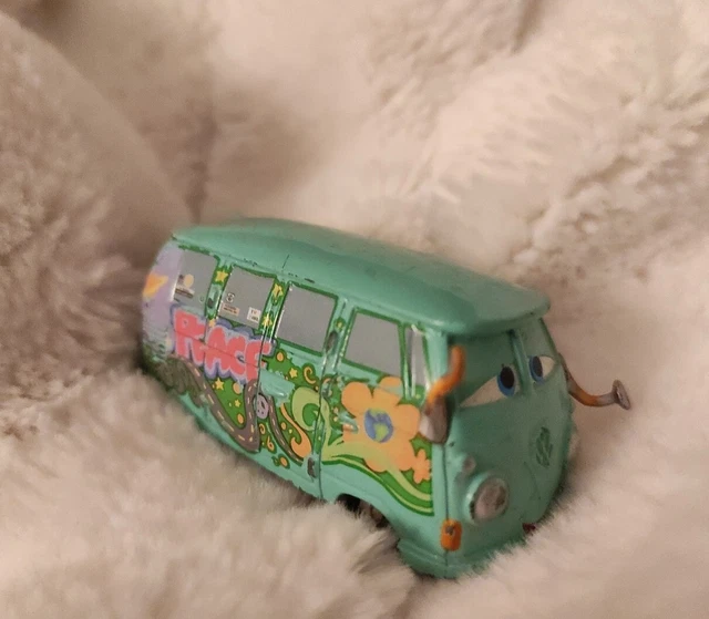 DISNEY PIXAR CARS Fillmore Van Volkswagen VW Bus Mattel Die Cast £0.99 ...