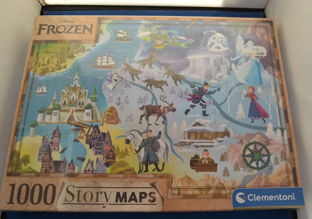 DISNEY - FROZEN Story Maps 1000 Piece Jigsaw Puzzle £16.00 - PicClick UK