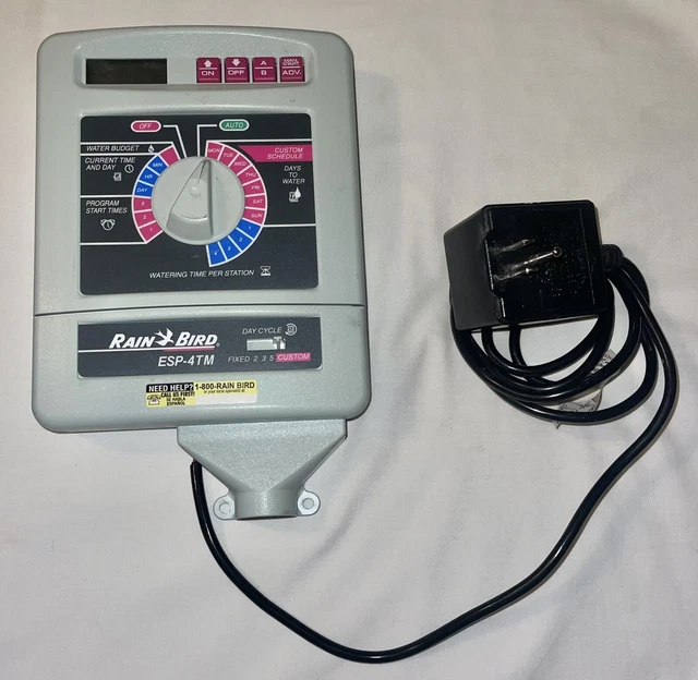 RAIN BIRD ESP-4TM 4 Station Sprinkler Control System EUR 60,32 ...