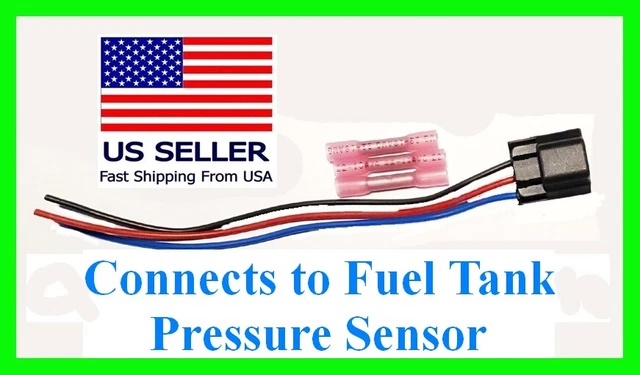 FUEL TANK VAPOR Pressure Sensor Connector Plug Pigtail Wiring Harness ...