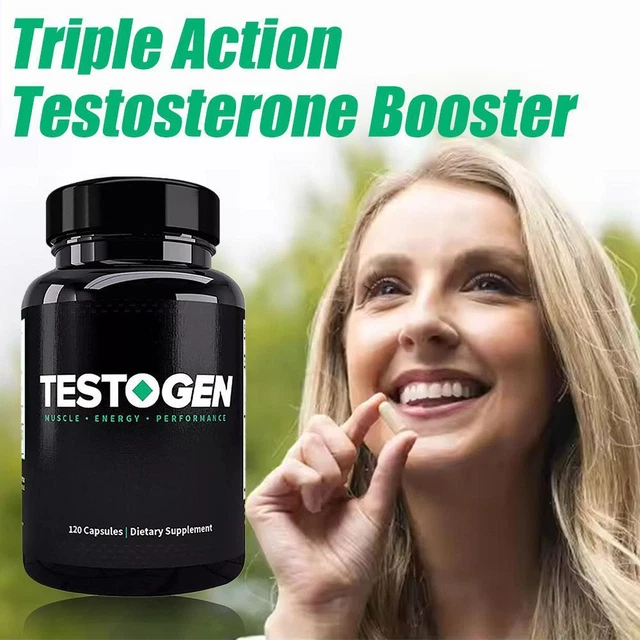 TESTOGEN: NATURAL T-LEVEL Supplement for Men, Magnesium, Zinc - 120 ...