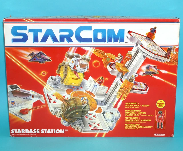 STARCOM STARBASE COMMAND Station Complete Boxed Euro Box 1986 Coleco ...