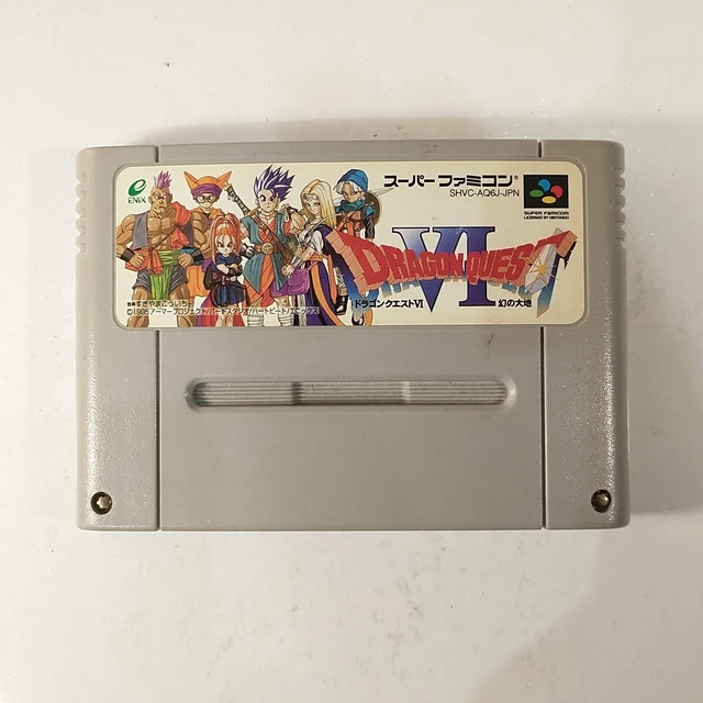 DRAGON QUEST VI 6 (Nintendo Super Famicom SNES SFC, 1995) Japan Import ...
