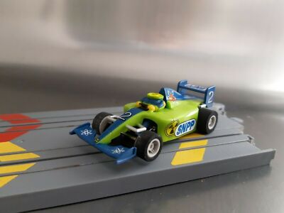 MICRO SCALEXTRIC HOMER Simpsons SNPP F1 Car Number 2 working 1:64 Free ...
