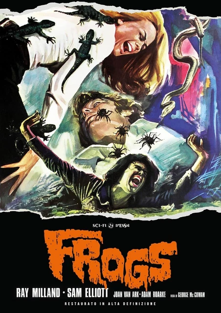 FROGS (RESTAURATO IN Hd) (DVD) Lynn Borden Sam Elliott Ray Milland Adam ...