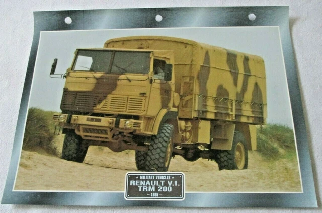 TRUCKS MAXI CARD Military Vehicles ~ 1995 Renault V.I.TRM 200 EUR 1,17 ...