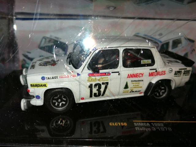 SIMCA 1000 RALLYE 3 1/43 EUR 29,50 - PicClick FR