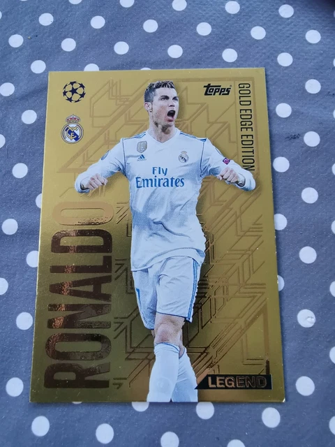 GOLD EDGE EDITION Cristiano Ronaldo Match Attax 2024/2025 Real Madrid # ...