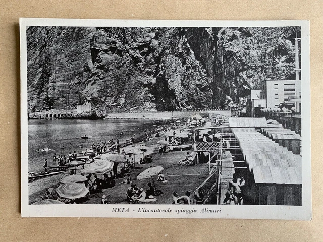 CARTOLINA META NAPOLI Spiaggia di Alimuri Non viaggiata EUR 1,00 ...