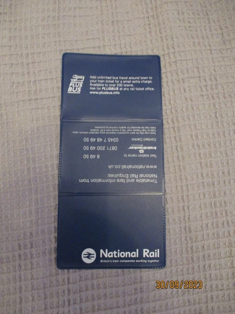 BRITISH RAILWAYS NATIONAL Rail - Season Ticket Wallet £2.00 - PicClick UK