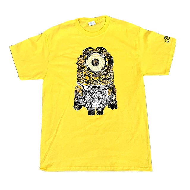 MINIONS MOVIE THE Rise of Gru Yellow Men's Graphic Cotton Graphic T ...