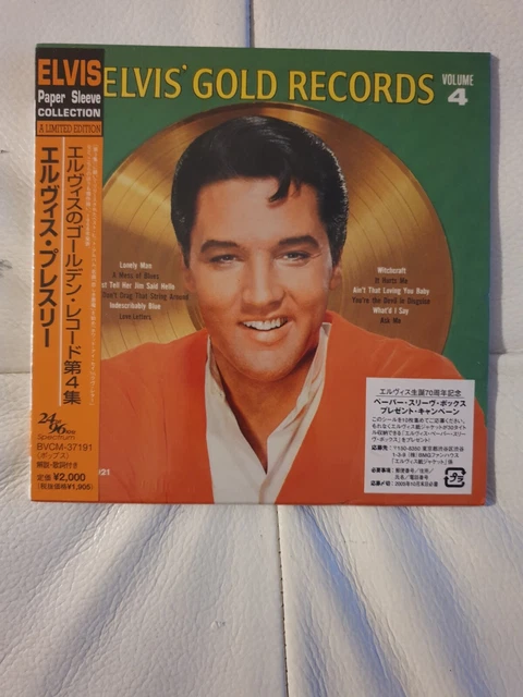 ELVIS PRESLEY MINI Lp-Cd " Gold Records Vol.4 " Japon EUR 25,00 ...