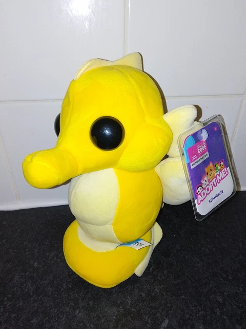 ROBLOX ADOPT ME Pet Bat Seahorse 20cm Plush with Exclusive Virtual Item ...