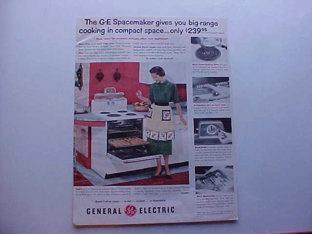 VINTAGE 1987 GENERAL Electric Spacemaker Color TV / AM / FM Radio ...