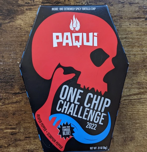 PAQUI ONE CHIP Challenge 2022 Carolina Reaper & Scorpion Pepper £10.63 ...