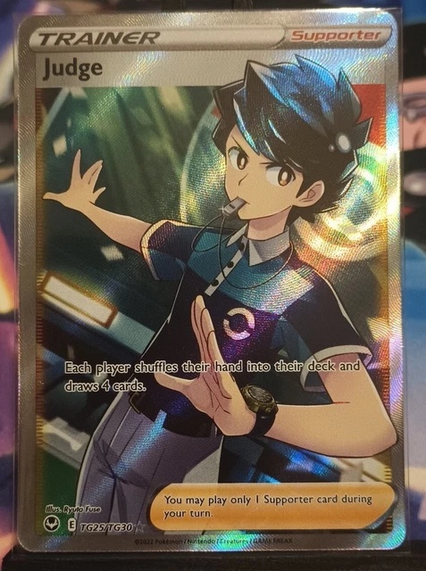 POKÉMON TCG JUDGE SWSH12: Silver Tempest Trainer Gallery TG25/TG30 Holo ...