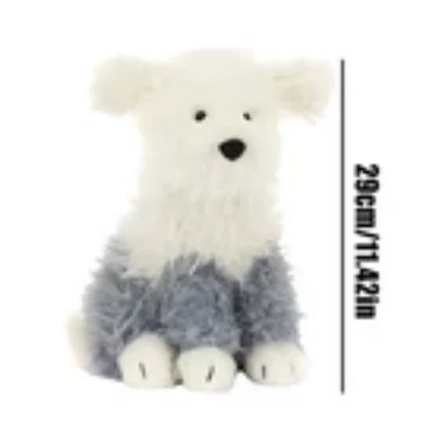 JELLYCAT EWERT SHEEPDOG Plush: Small Plush Puppy, Huggable Furry ...