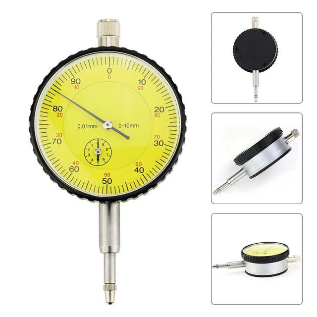 GEAR BACKLASH DIAL Gauge 0.01mm Accuracy Indicator Gauge Measure Metal ...