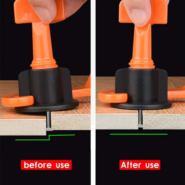 151PCS FLOOR WALL Tile Levelling System Leveler Tools Kit Reusable ...