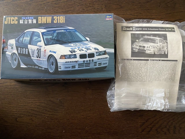 1:24 BMW KONVOLUT E36 Hasegawa JTCC SOK BMW 318i E36 Revell 320i ...