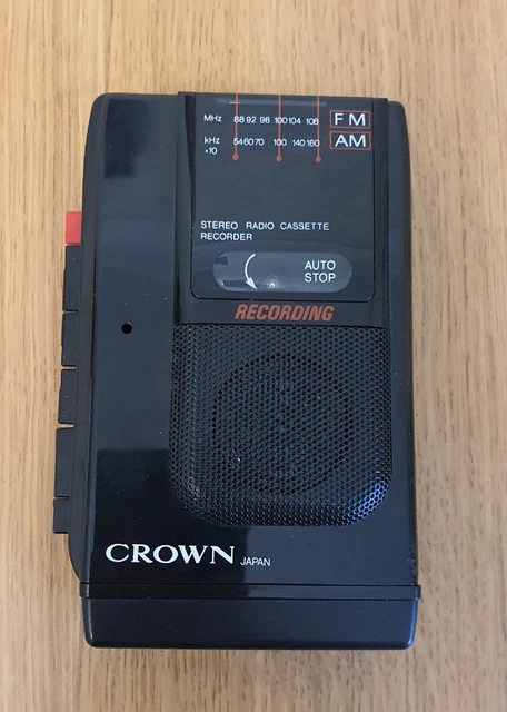 RARE VINTAGE STEREO Radio Recorder Cassette Player Walkman WM-T7R ...