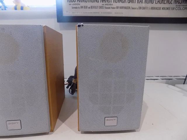 SONY PMC-D40L COMPONENT Bookshelf Speakers UNTESTED Sold as SPARES ...