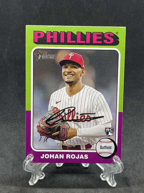 CARTA ROOKIE 2024 Topps Heritage Johan Rojas n. 171 EUR 0,93 - PicClick IT