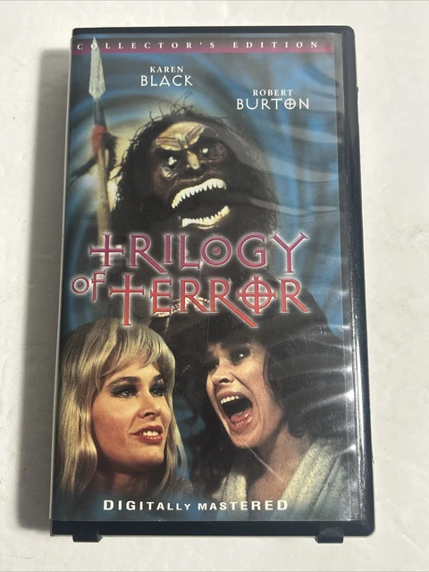 TRILOGY OF TERROR VHS Horror VHS Tape Karen Black Clamshell Cult Movie ...
