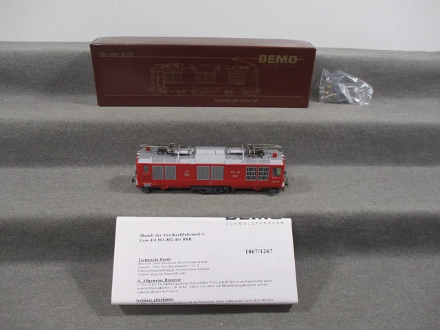 BEMO H0M 1267 102 locomotiva elettrica locomotiva a due potenze della ...