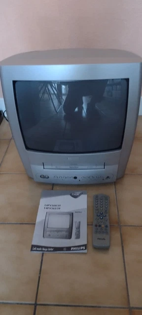COMBI TV - Magnétoscope VHS Philips AVEC TELECOMMANDE ET NOTICE SUPERBE ...