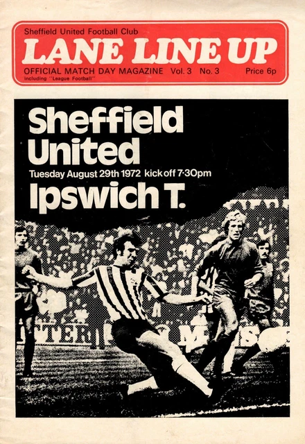 SHEFFIELD UNITED 1972/73 Season. Full Home Programmes Collection [25 ...