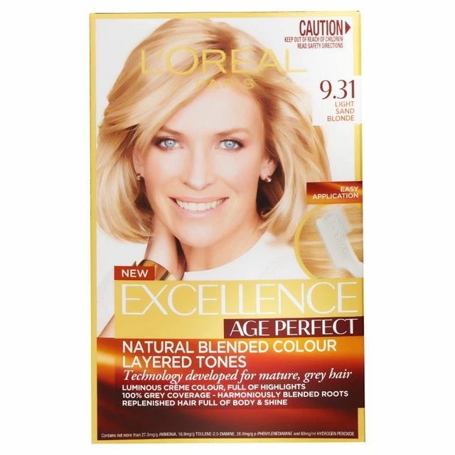 L'OREAL PARIS EXCELLENCE Creme Age Perfect Natural Blended Hair Colour ...
